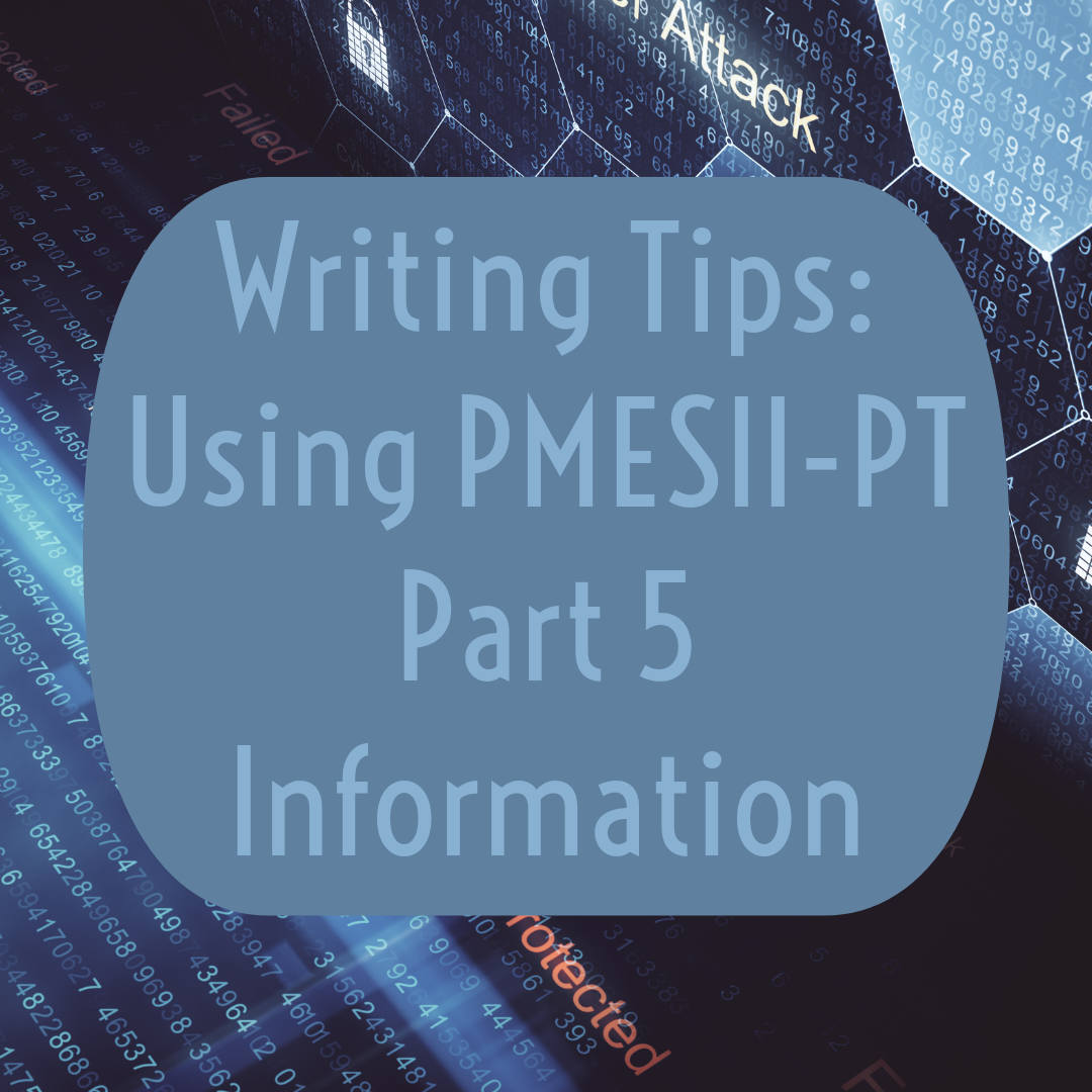 Writing Tips: Using PMESII-PT Part 5 Information – Kenneth W. Myers