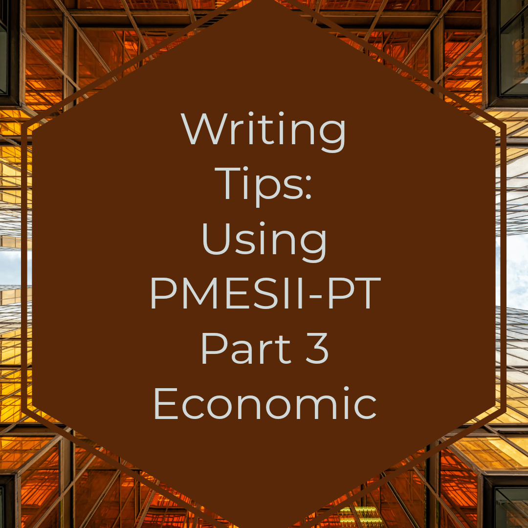 Writing Tips: Using PMESII-PT Part 3 Economic – Kenneth W. Myers