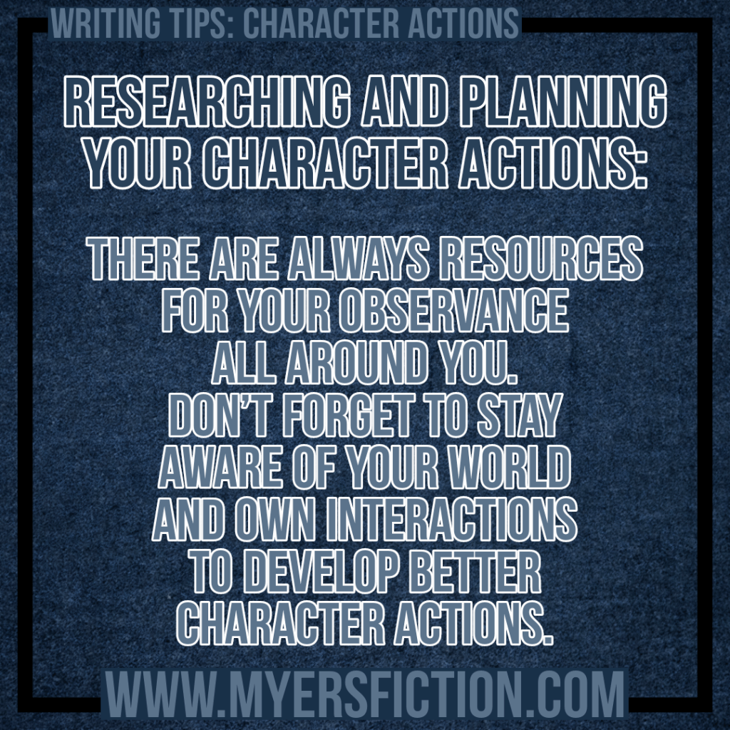 How to Use Character Actions to Develop Better Characters – Kenneth W ...
